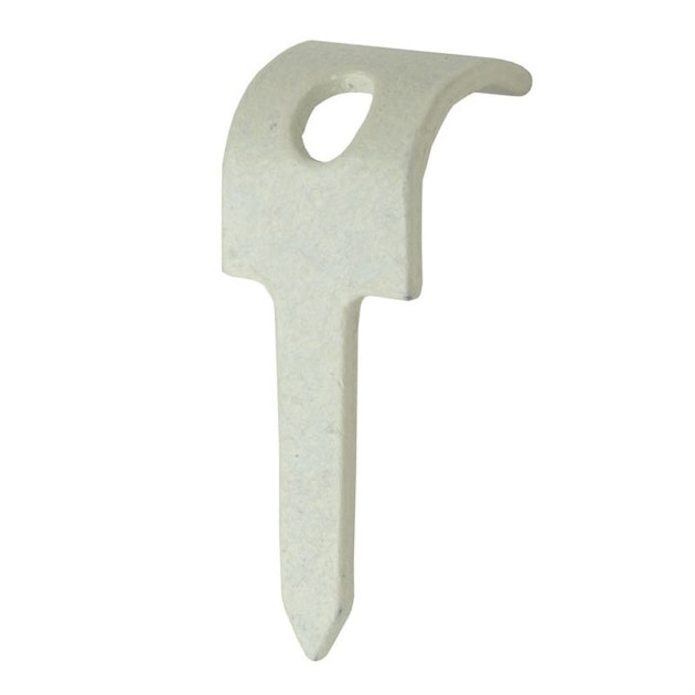CASTOR HAMMER-IN FASTENER TP-R-16 WHITE | Screw-/Nail And Hammer Clips ...