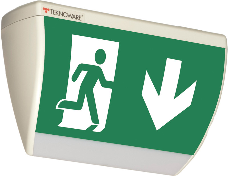 TEKNOWARE EXIT LIGHT 24-230V WITH PICT SET | Emergency- And Exit Light ...