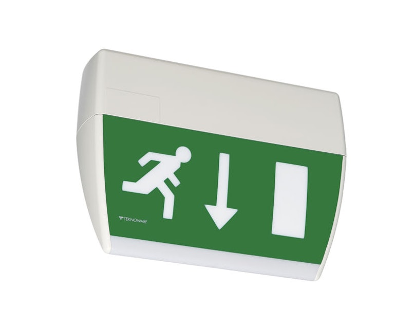 TEKNOWARE GUIDING LUMINAIRE TWT6051WKS 230 VAC/DC LED | Emergency- And ...