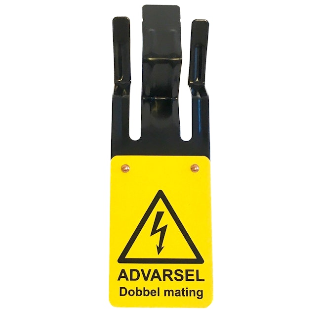 SKILT KL45 DOBBEL MATING | Merkeskilt | Onninen AS