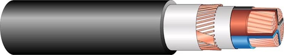 REKA KAAPELI KUPARIVOIMAKAAPELI REKA MCMK 4x150+70 K500 Eca | 1kV ...