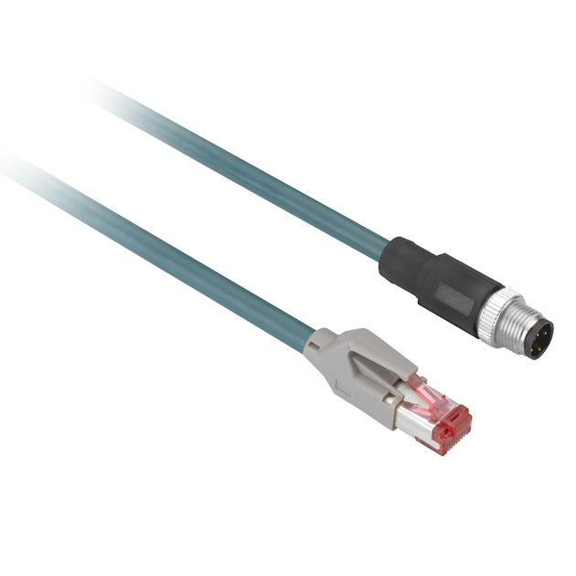 PUR eth kabel M12 lige/RJ45 3m | Bygg EIB / KNX | Onninen AS