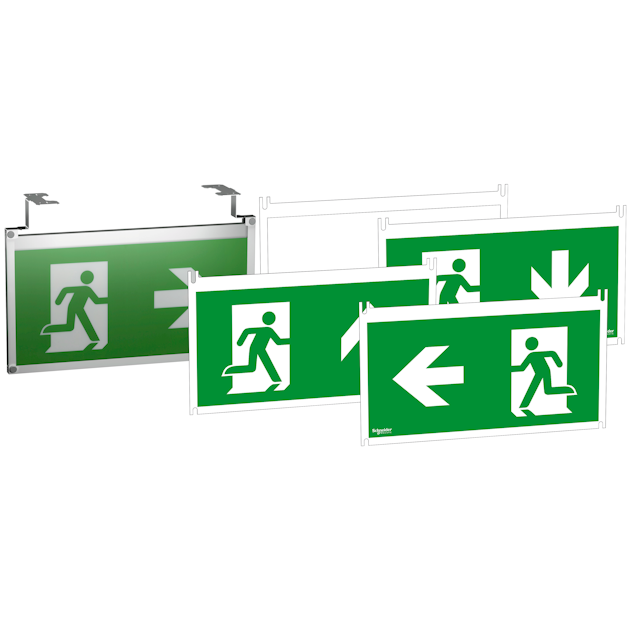 SCHNEIDER ELECTRIC EMERGENCY LUMINAIRE SMARTLED PICTOGRAM ISO KIT 30M ...