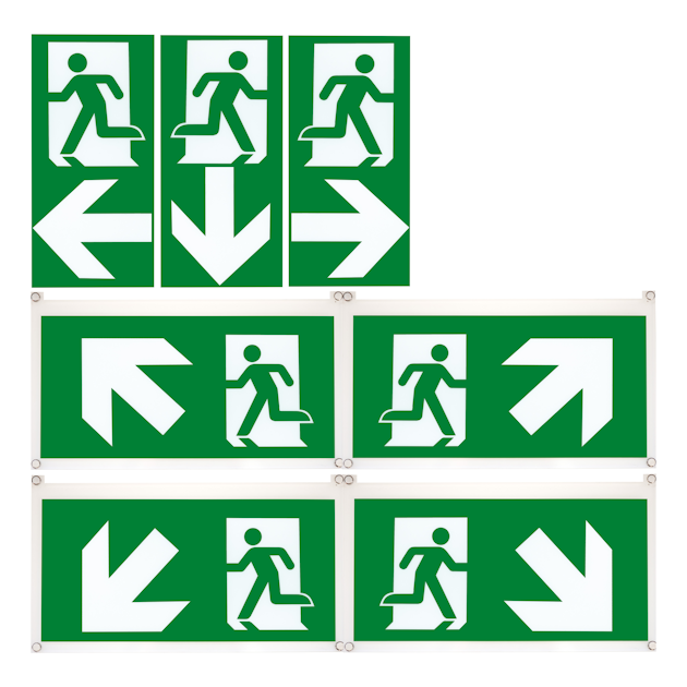 EXIT SIGN EXIWAY SMARTEXIT PICTOGRAM ISO KIT 32M 45 | Merkeskilt ...
