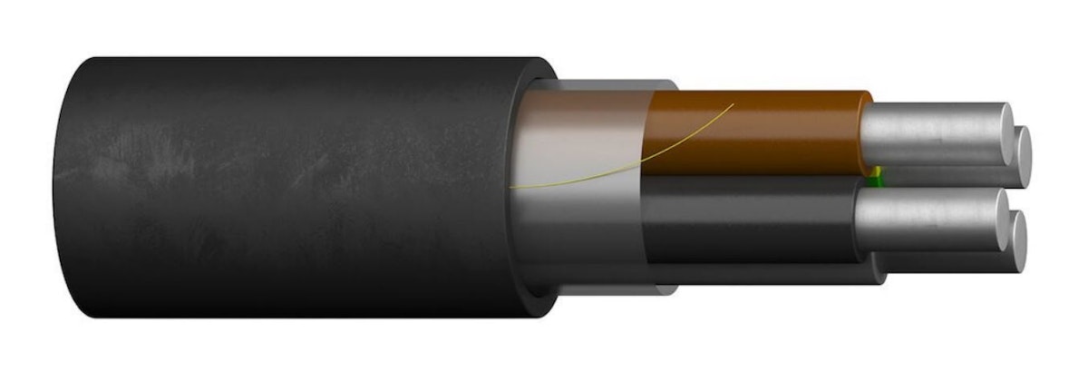 Aliuminis jėgos kabelis AXPK-PE 4x16 RE su XLPE izoliacija | Žemos ...