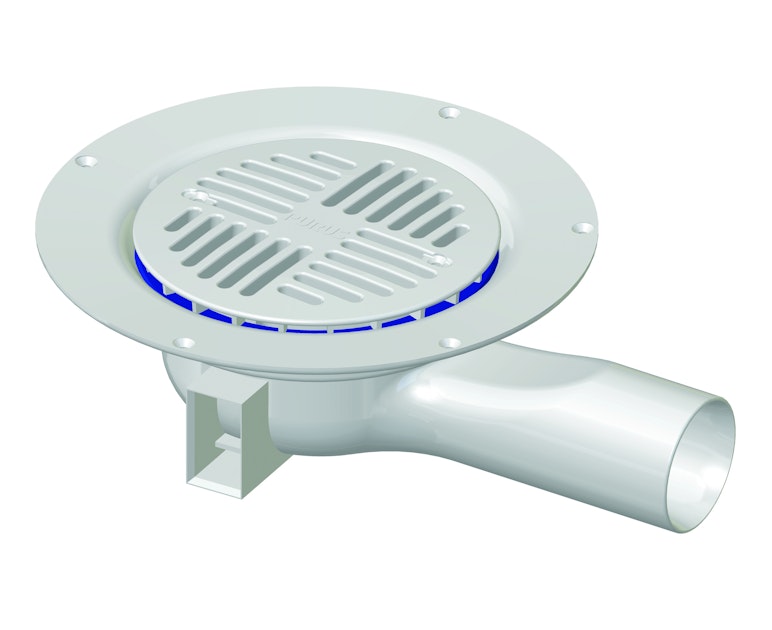 PURUS FLOOR DRAIN HORIZONTAL MINI MAX 50 NOOD PP | Floor Drains And ...