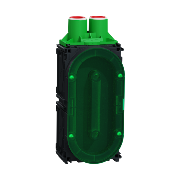 SCHNEIDER ELECTRIC MOUNTING BOX MULTIFIX Abox 2M 2 rig stubs | Built In ...