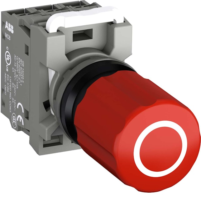 ABB HÄTÄ-/SEIS PAINIKE COMPACT SIENIPAINIKE, 30MM, VETO VAP ...