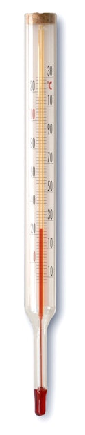 SPIRITINIS TERMOMETRAS 200MM - 10 - 120°C | Termometrai ir manometrai ...