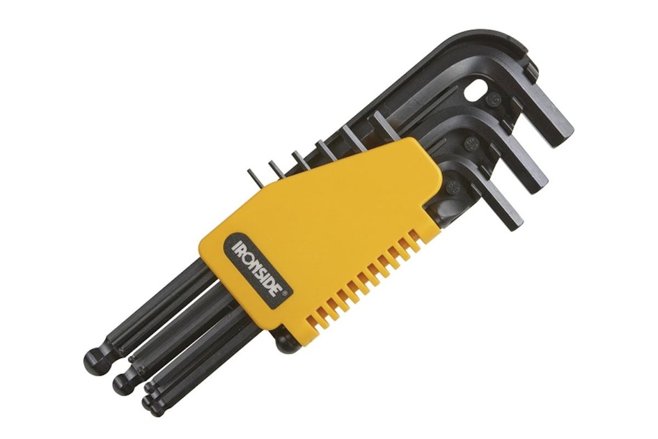 HEX KEY FOLDING SET IRONSIDE 9pcs BALLP | Skrutrekkere | Onninen AS