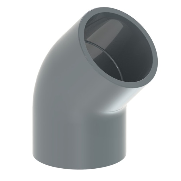 GEORG FISCHER PÕLV 45° PVC-U d20 PN16 | Onninen