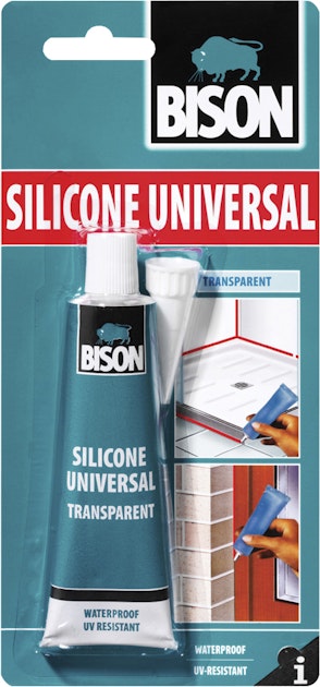 BISON SILICONE UNIVERSAL KIRKAS 60ml | Yleisliimat ja askarteluliimat ...