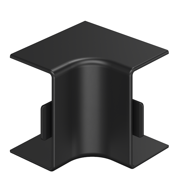 OBO BETTERMANN INTERNAL CORNER OBO WDK HI25040SW, PVC, BLACK | Cable ...