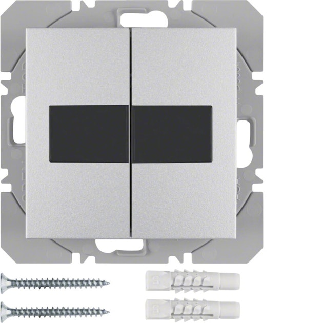 HAGER PAINIKE LANGATON KNX HAGER 2-OS. VALOK. QUICKLINK ALU ...
