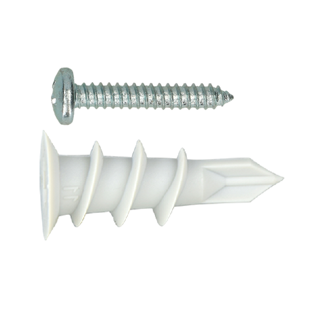 GIPSANKER TP12 NYLON M/SKRUE 811120 INTERKIT | Gipsplateplugger ...
