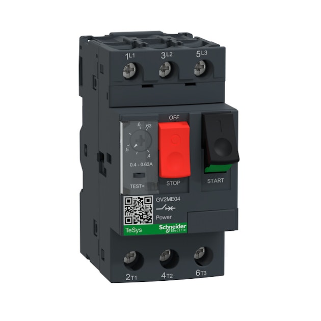 MOTORVERNBRYTER MAGNETISK/TERM GV2ME04 | Motorbeskyttelse brytere