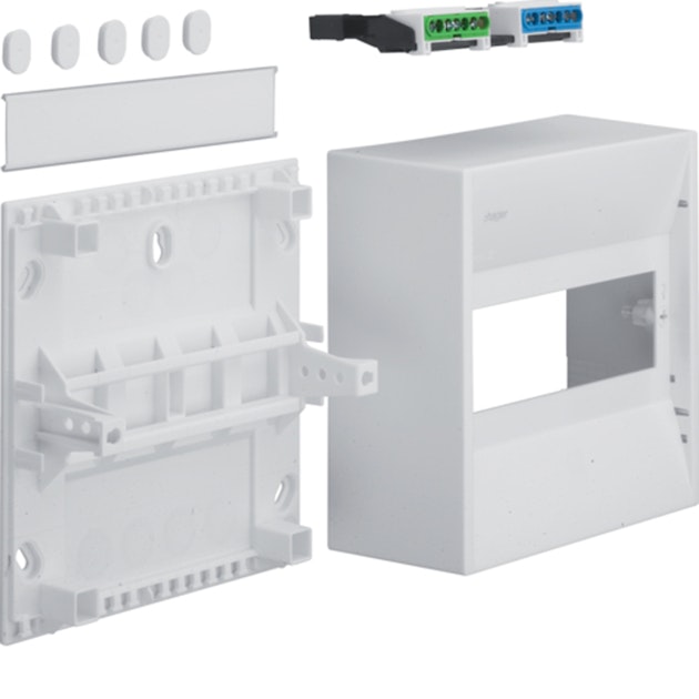 HAGER MODULE COVER SURFACE GD108N 1X8 MOD IP30 | Cabinet Enclosures And ...