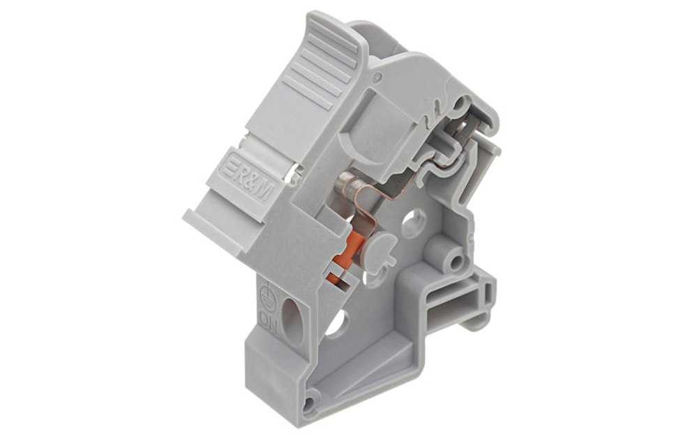 DIN-skinne modulholder C6A STP | Koblingsmatriell fordeling, kobber ...